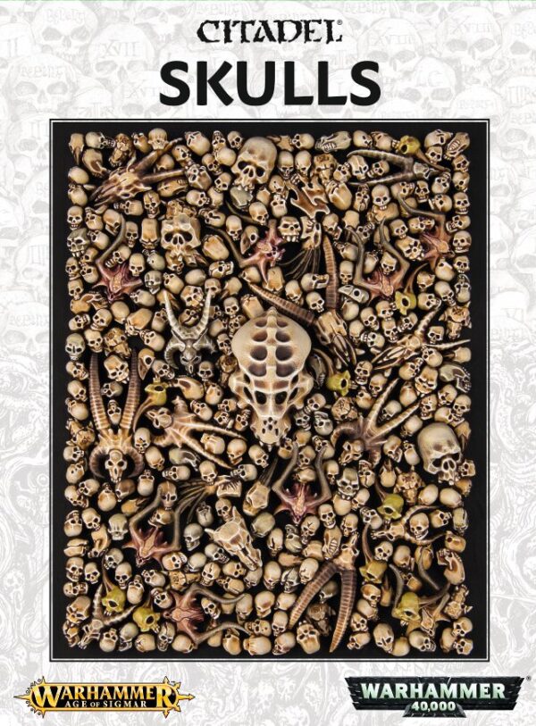 Citadel Skulls Warhammer bits – plastkoljud